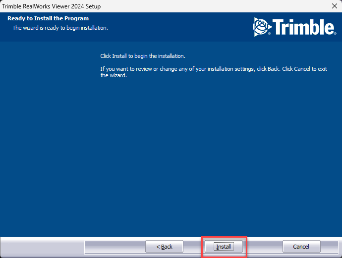 Trimble RealWorks Viewerインストール – 3D-CX