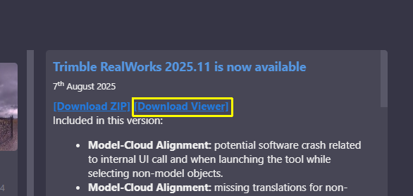 Trimble RealWorks Viewerインストール （2025年7月版） – 3D-CX